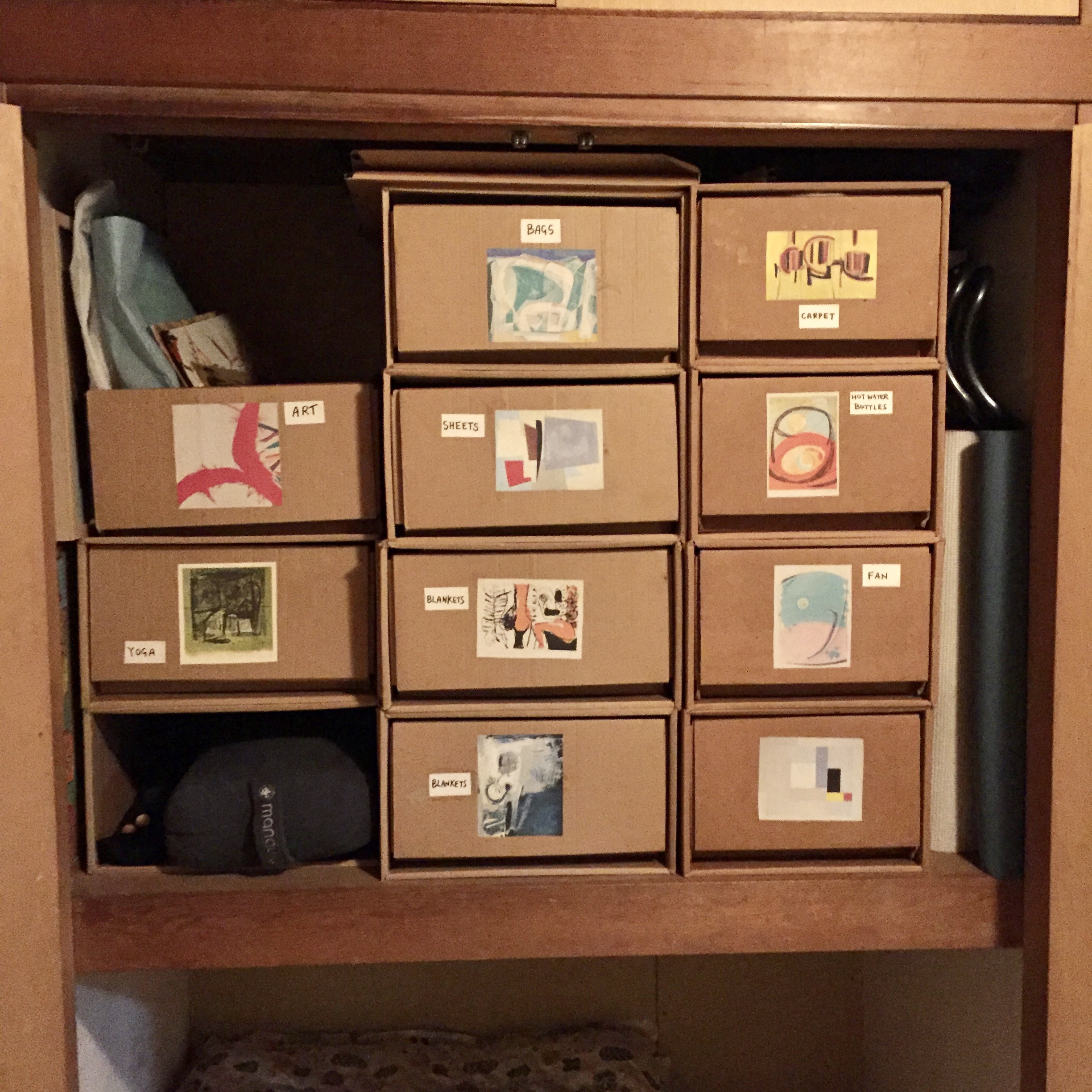 Decorating and Labelling Drawers and Boxes – Twig Tea