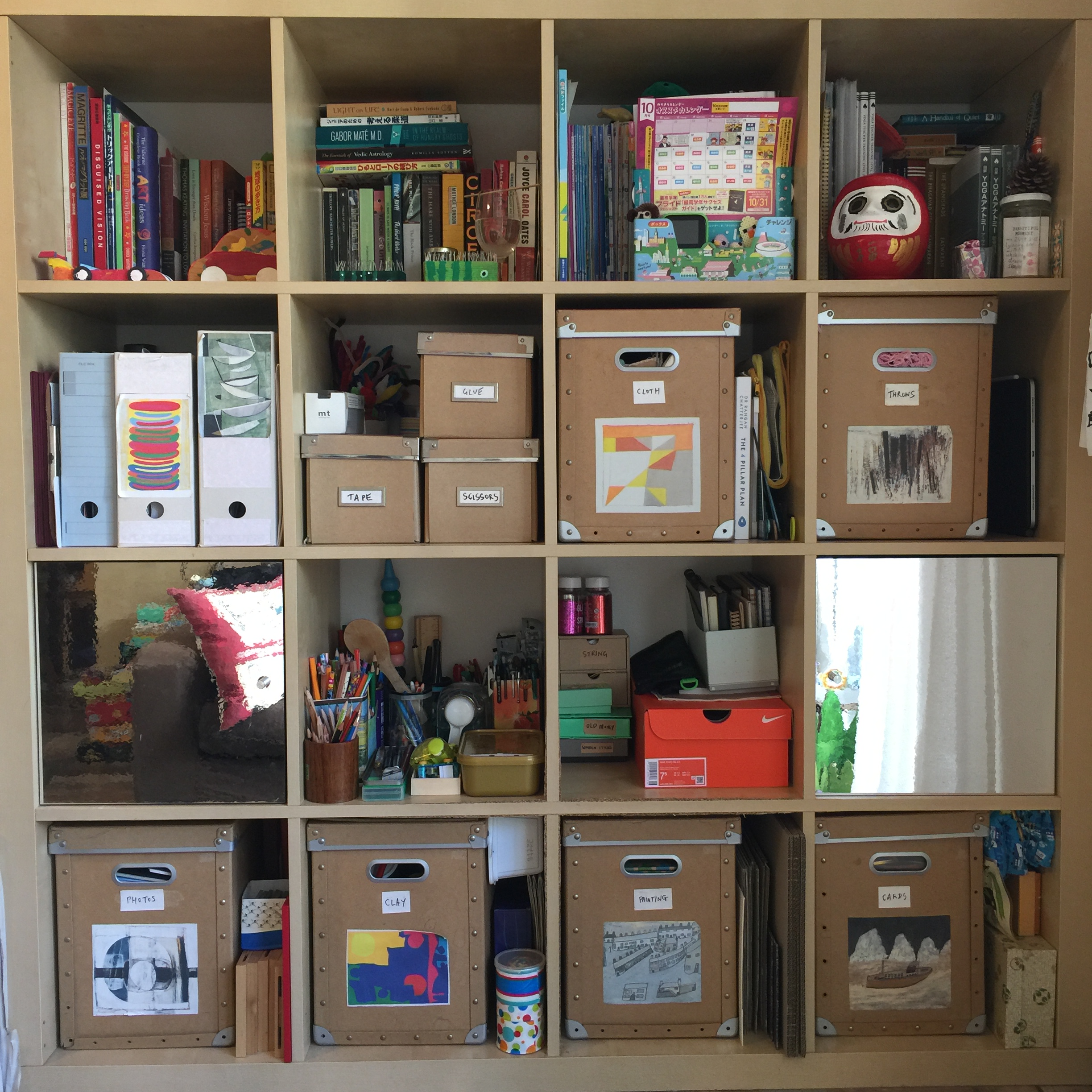 Decorating and Labelling Drawers and Boxes – Twig Tea